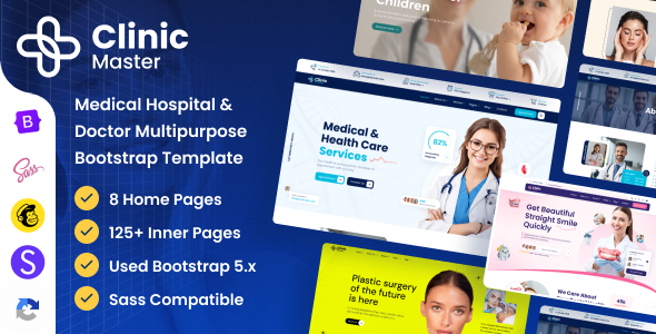 ClinicMaster - Health & Medical Bootstrap Template